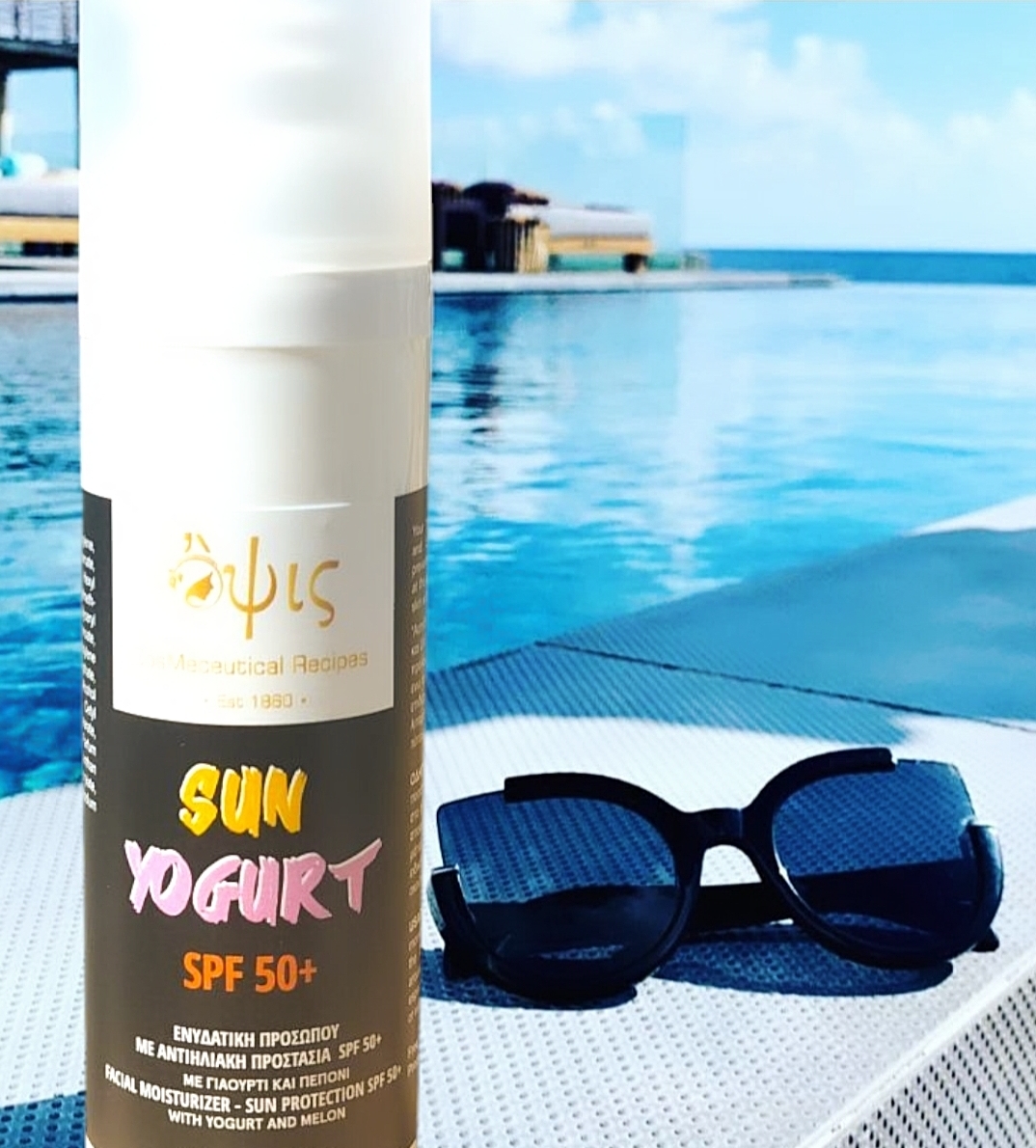 SUN YOGURT SPF 50+ 75 ML ΝΕΟ ΠΡΟΙΟΝ!!! – Opsis Natural Beauty Products